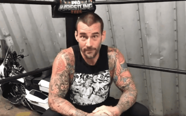 Watch CM Punk Play Around & Cut Promo In Pro Wrestling Ring