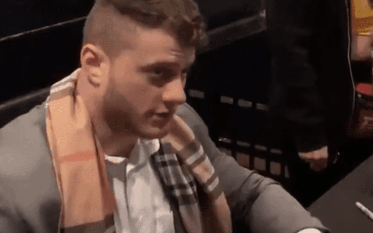 Watch MJF Call Fan 'F*ck Face' For Wanting His Scarf Signed