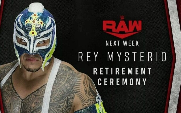 Rey Mysterio Set To Announce Retirement Next Week On WWE RAW