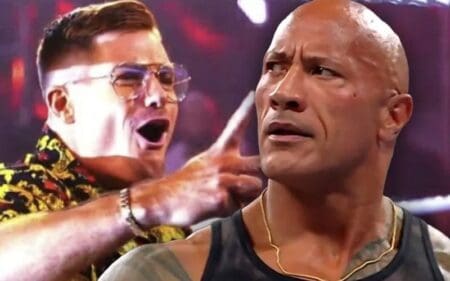 The Rock Accused Of Running Away From Grayson Waller Backstage At WWE ...