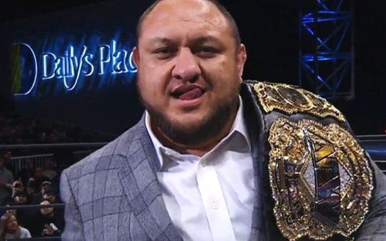 Samoa Joe Reveals Vision Behind AEW's New World Championship Design