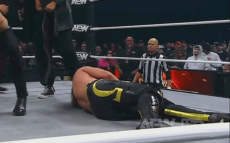 Kenny Omega Laid Out After AEW In-Ring Return During 1/15 Dynamite Maximum Carnage