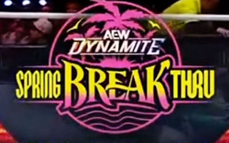 AEW Dynamite to Break WCW Nitro Record with Special “Spring Break Thru” Episode
