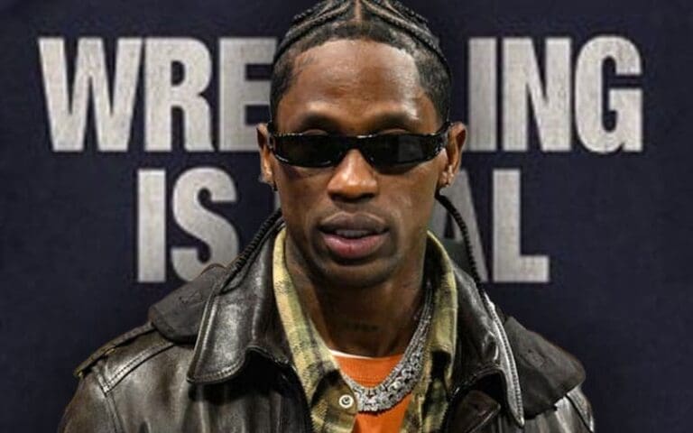 Travis Scott Cashing In on WWE Spotlight with New Wrestling Merch