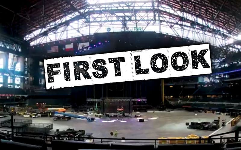 AEW Drops First Look at Huge Stage Hours Before All In: Texas Kicks Off